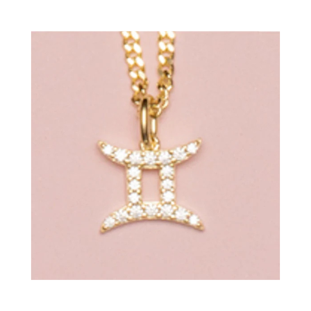 Gemini Diamond Necklaces - Aloki Jewelry